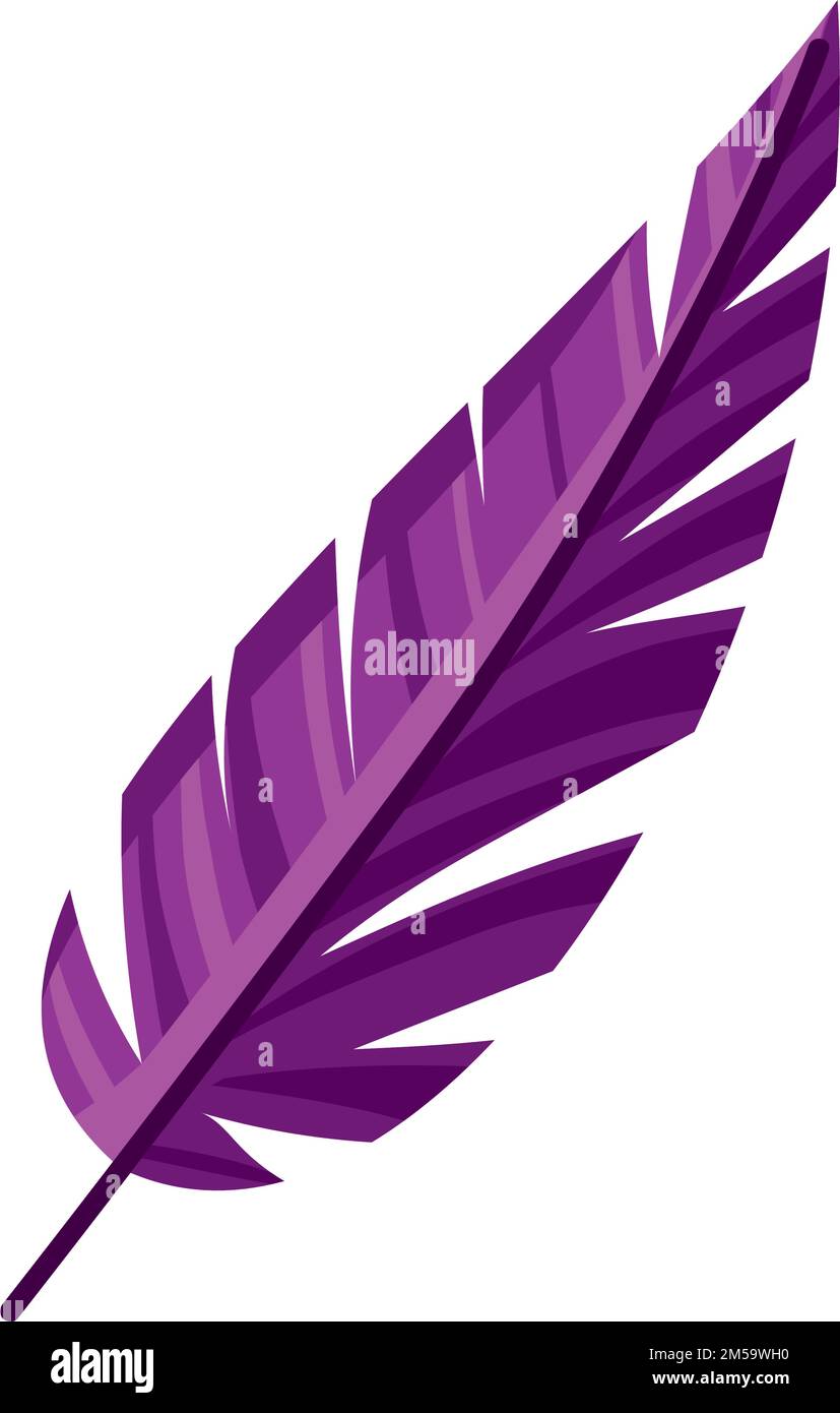 purple feather illustration Stock Vector Image & Art - Alamy
