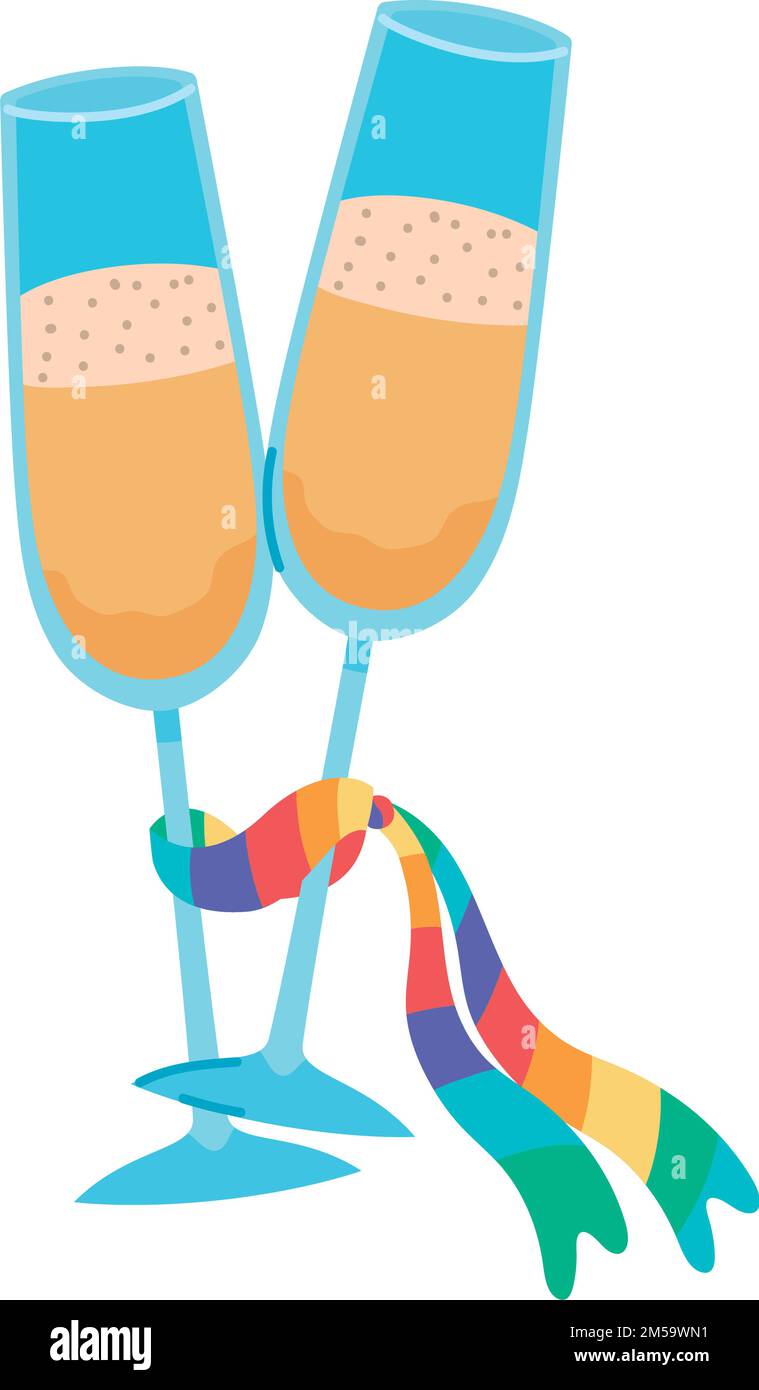 champagne glasses design Stock Vector Image & Art - Alamy