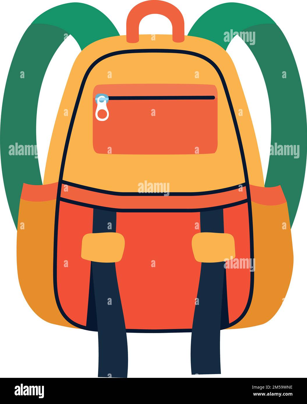 colored backpack design Stock Vector Image & Art - Alamy