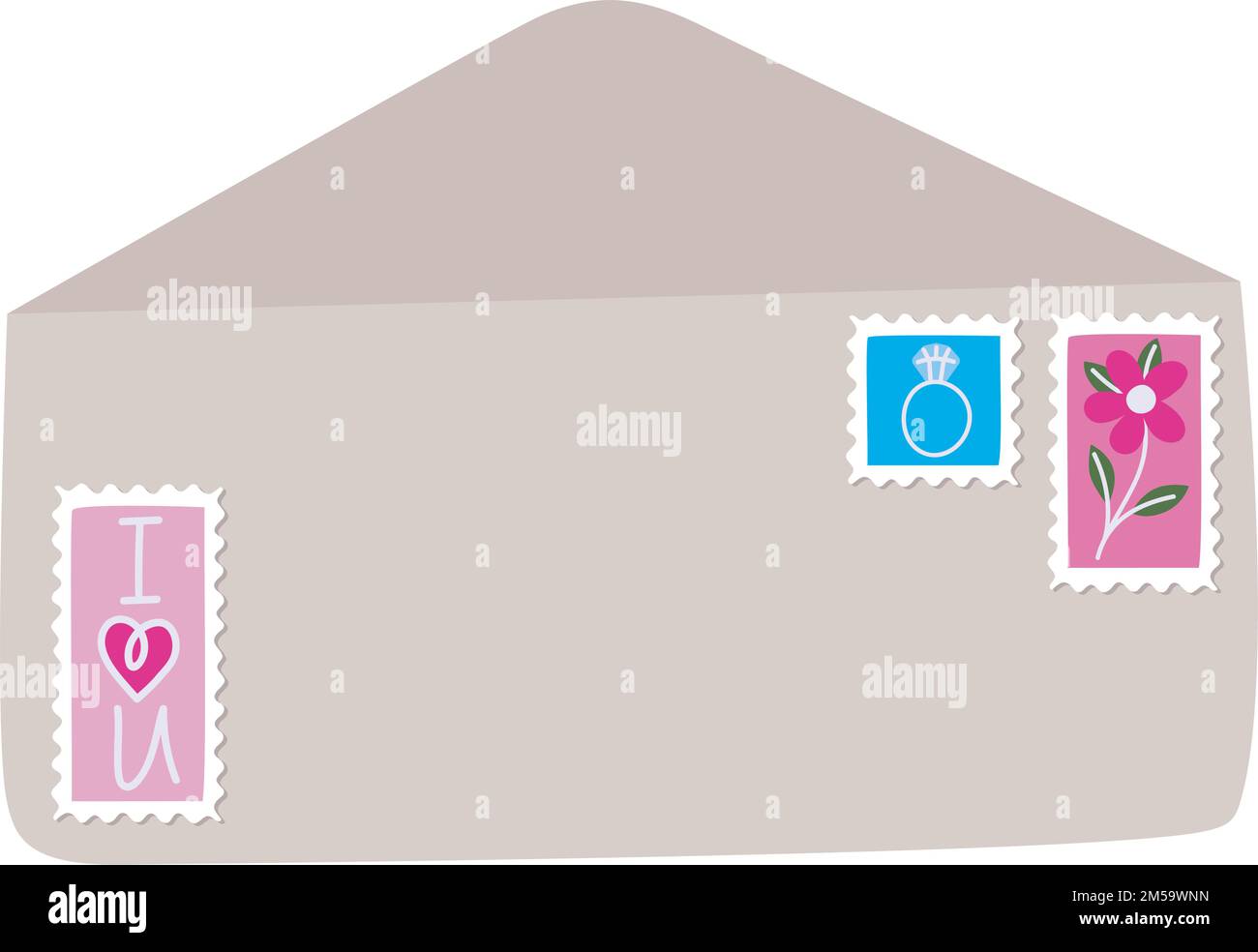 colored envelope vector Stock Vector Image & Art - Alamy