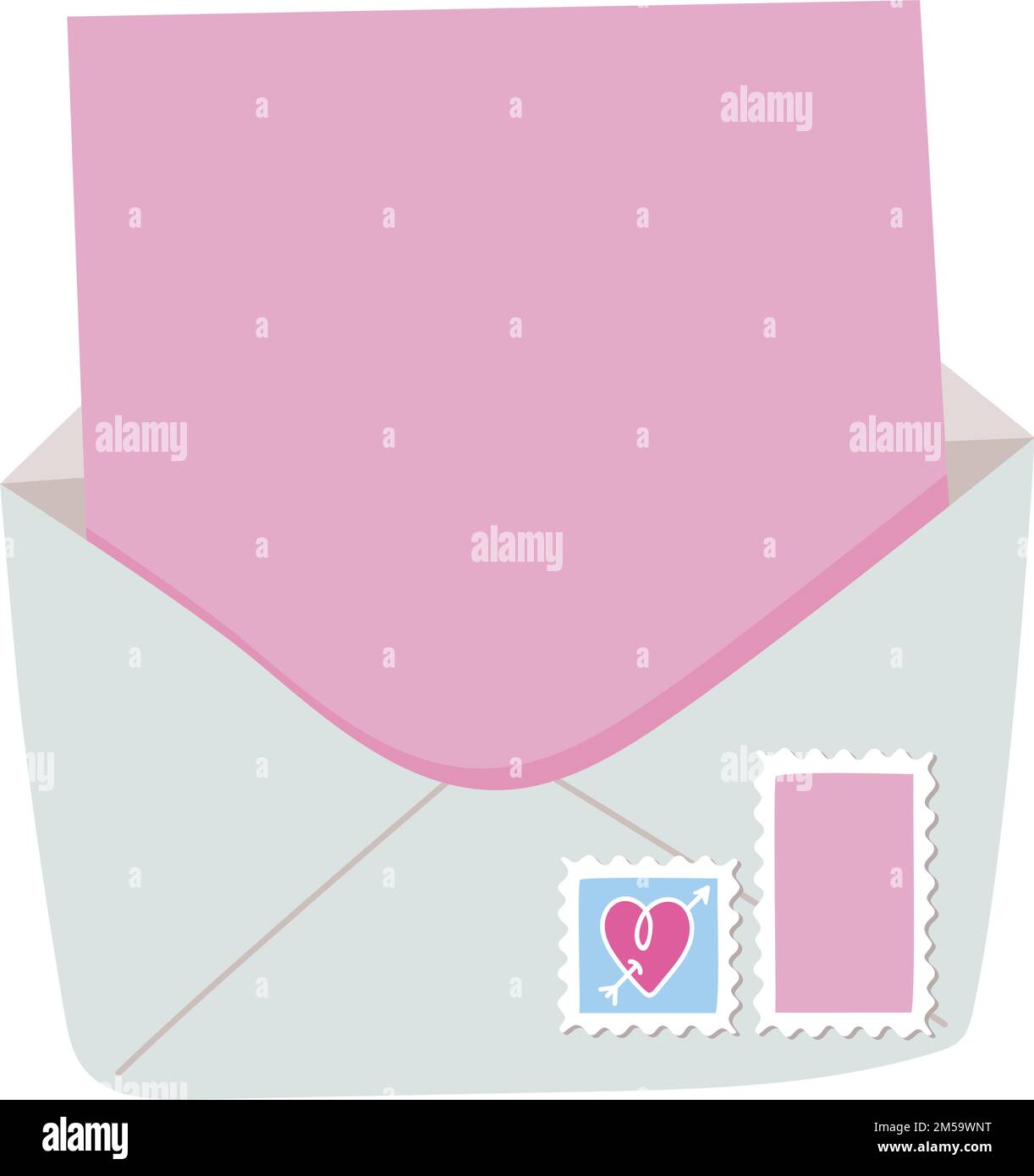 love letter illustration Stock Vector Image & Art - Alamy