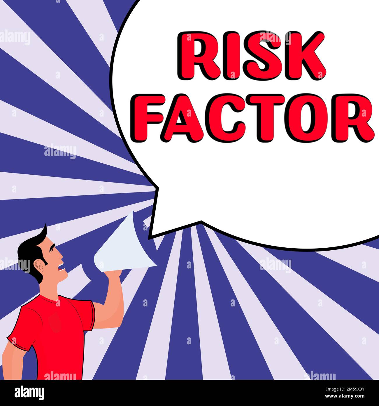 Text showing inspiration Risk Factor. Concept meaning Something that ...