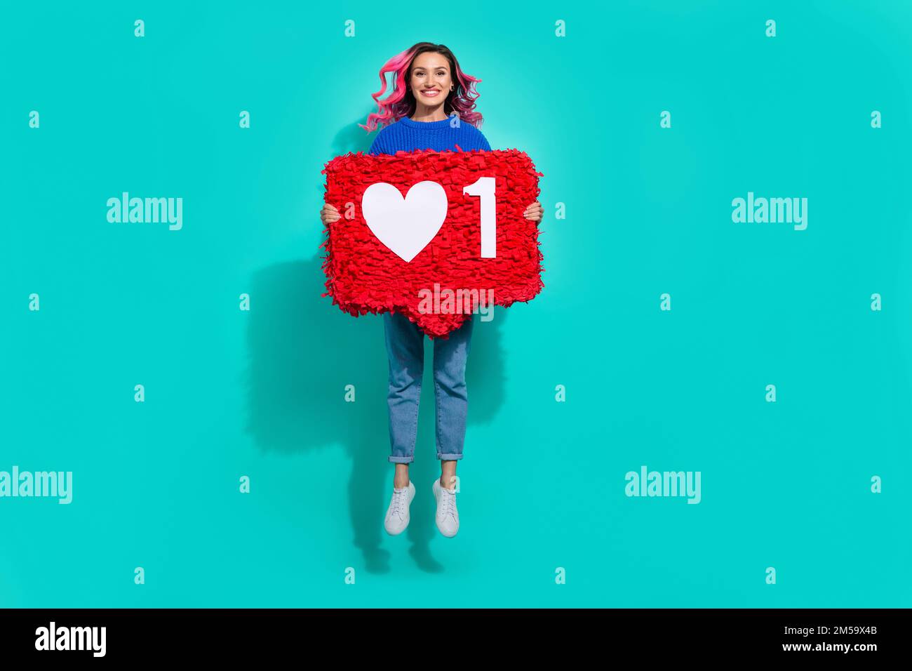 Full body length photo jumping optimistic grow youtube channel ...