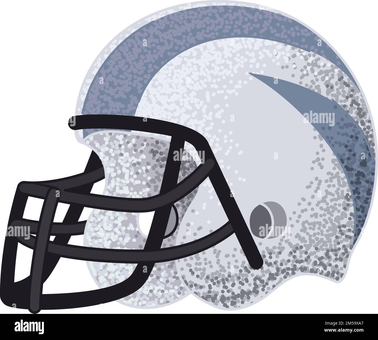 gray american football helmet Stock Vector Image & Art - Alamy