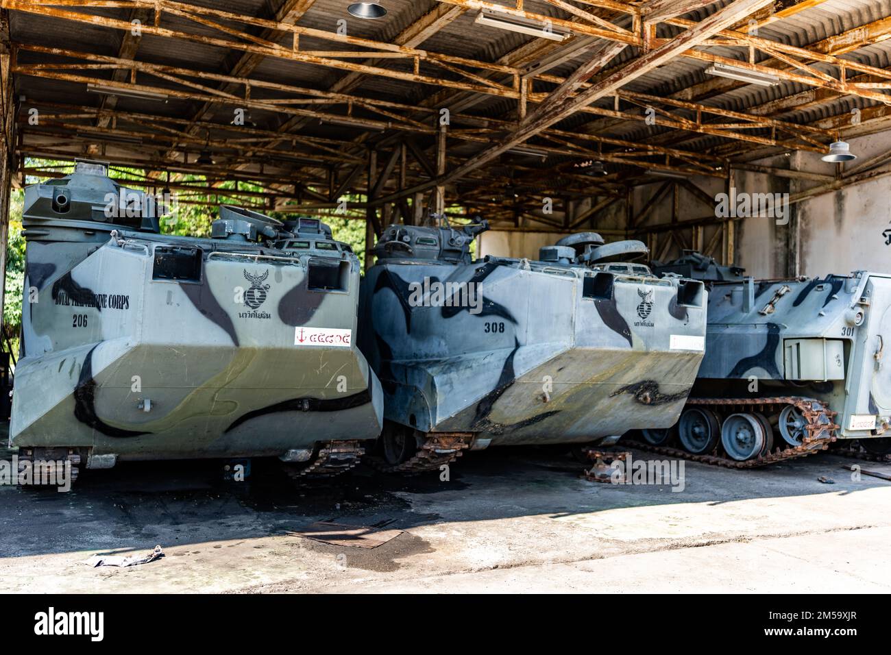 U-Tapao, Kingdom of Thailand – Royal Thai Marines stage and prepare ...