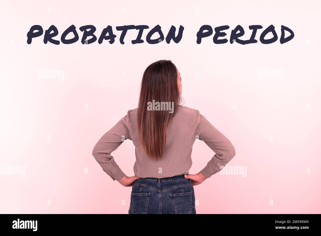 Text showing inspiration Probation Period. Business idea focused and ... Text showing inspiration Probation Period. Business idea focused and ...