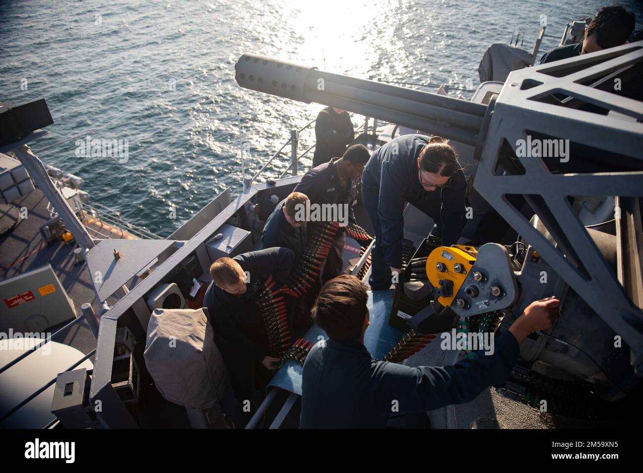 221205-N-HA192-1013 ATLANTIC OCEAN (Dec. 5, 2022) Wasp-class amphibious ...