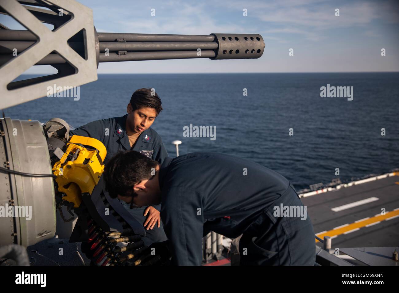 221205-N-HA192-1050 ATLANTIC OCEAN (Dec. 5, 2022) Fire Controlman 2nd ...