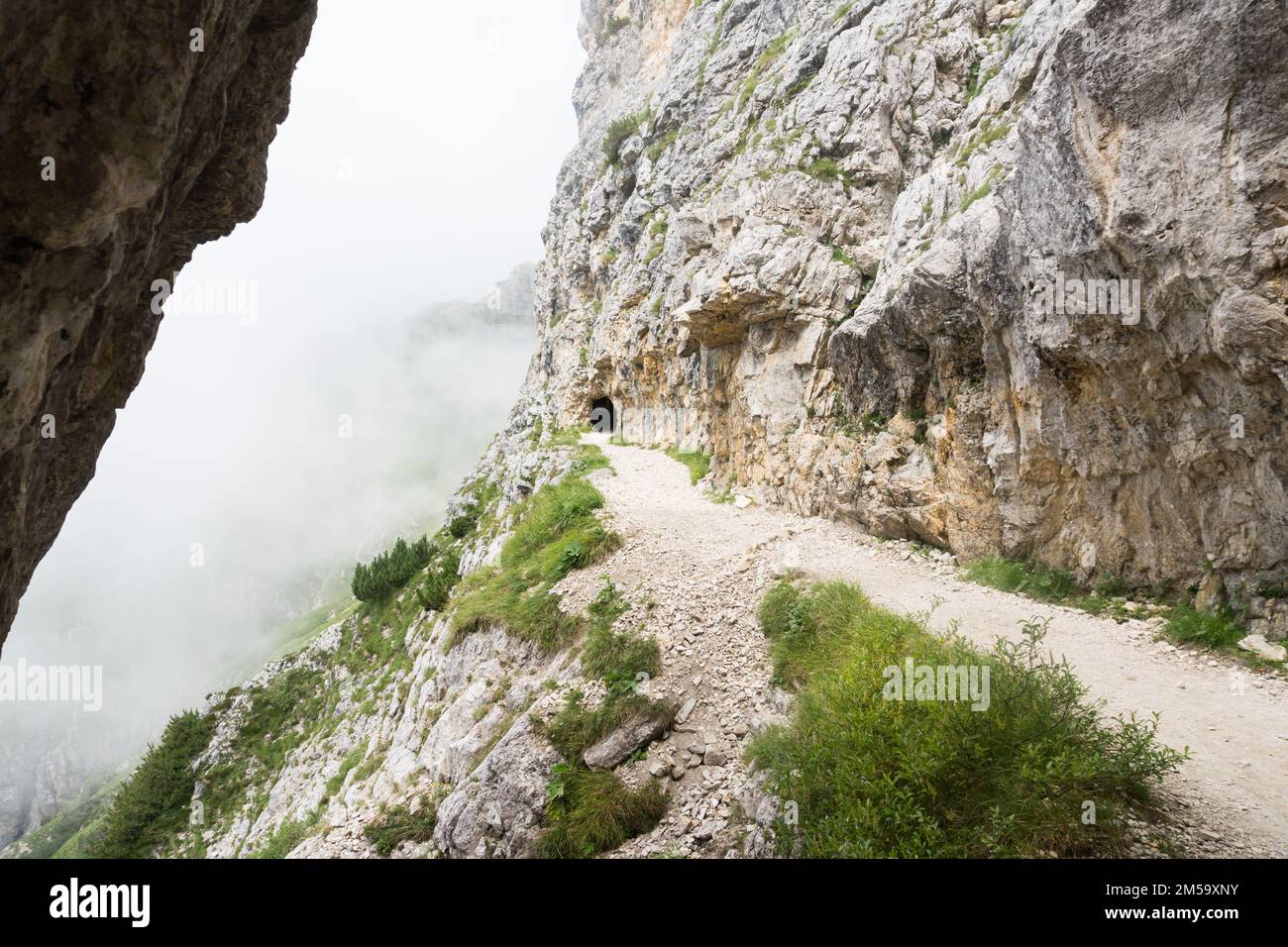 The road of the 52 tunnels is a military mule track built during the ...