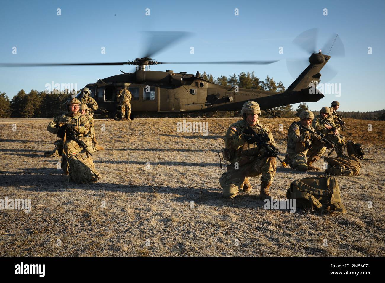 U.S. Army Soldiers attached 1/149 Charlie Company, 116th Infantry ...