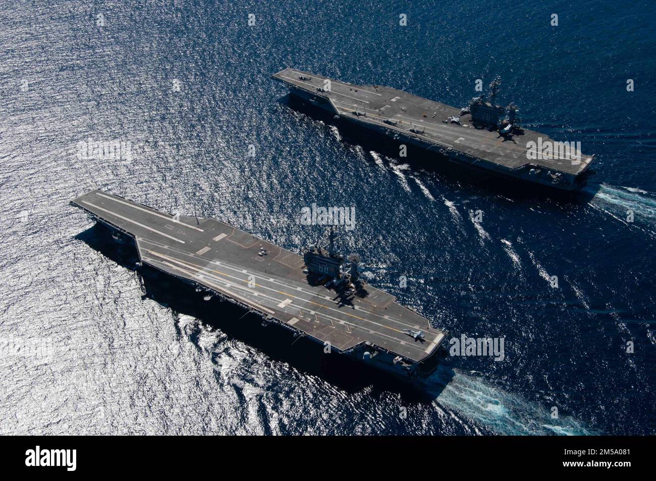 220213-N-TL932-1188 PACIFIC OCEAN (Feb. 13, 2022) Nimitz-class aircraft ...