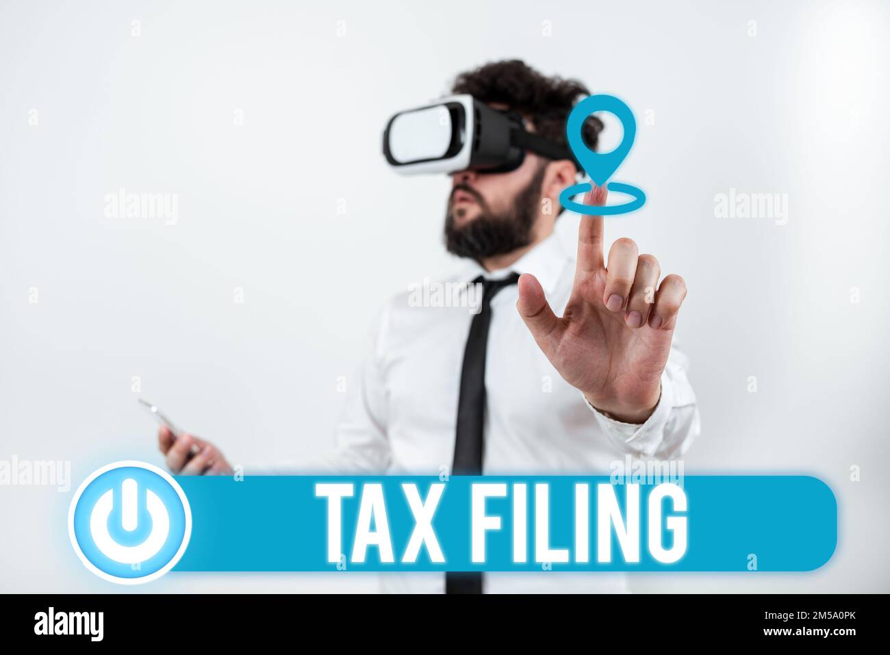 Text caption presenting Tax Filing. Word for Submitting documens filed ... Text caption presenting Tax Filing. Word for Submitting documens filed ...