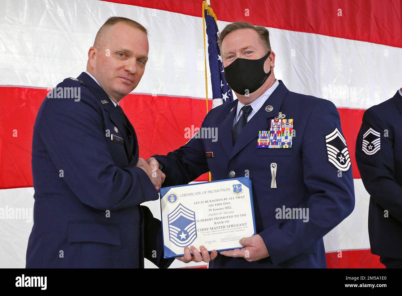 Lt. Col Kurtis Ring, Commander of the 127th Aircraft Maintenance Squadron, promoted Senior ...