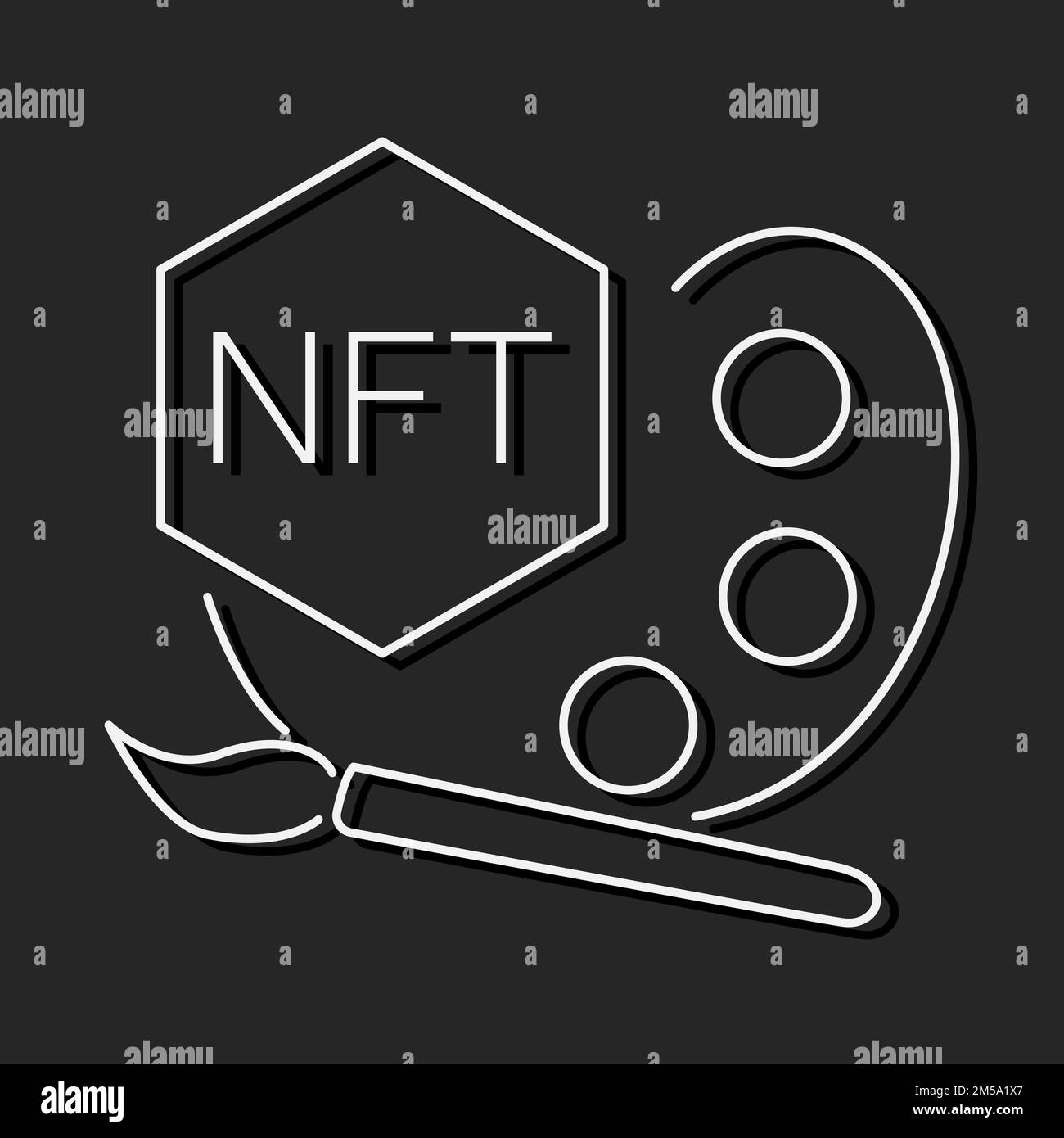 Nft icon logo Black and White Stock Photos & Images - Alamy