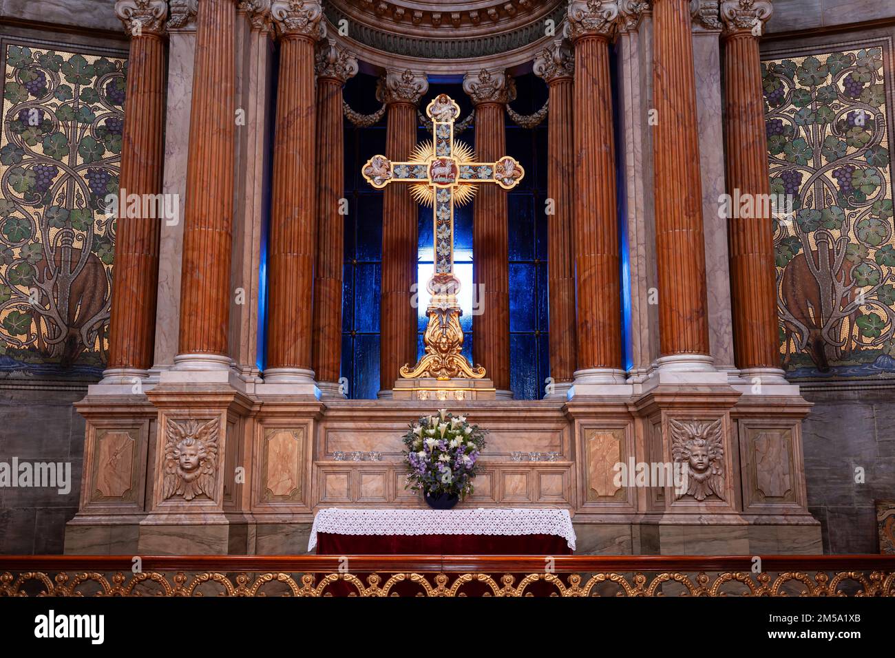 Frederik Church, Marble Church or Frederik's Churches, interior view ...