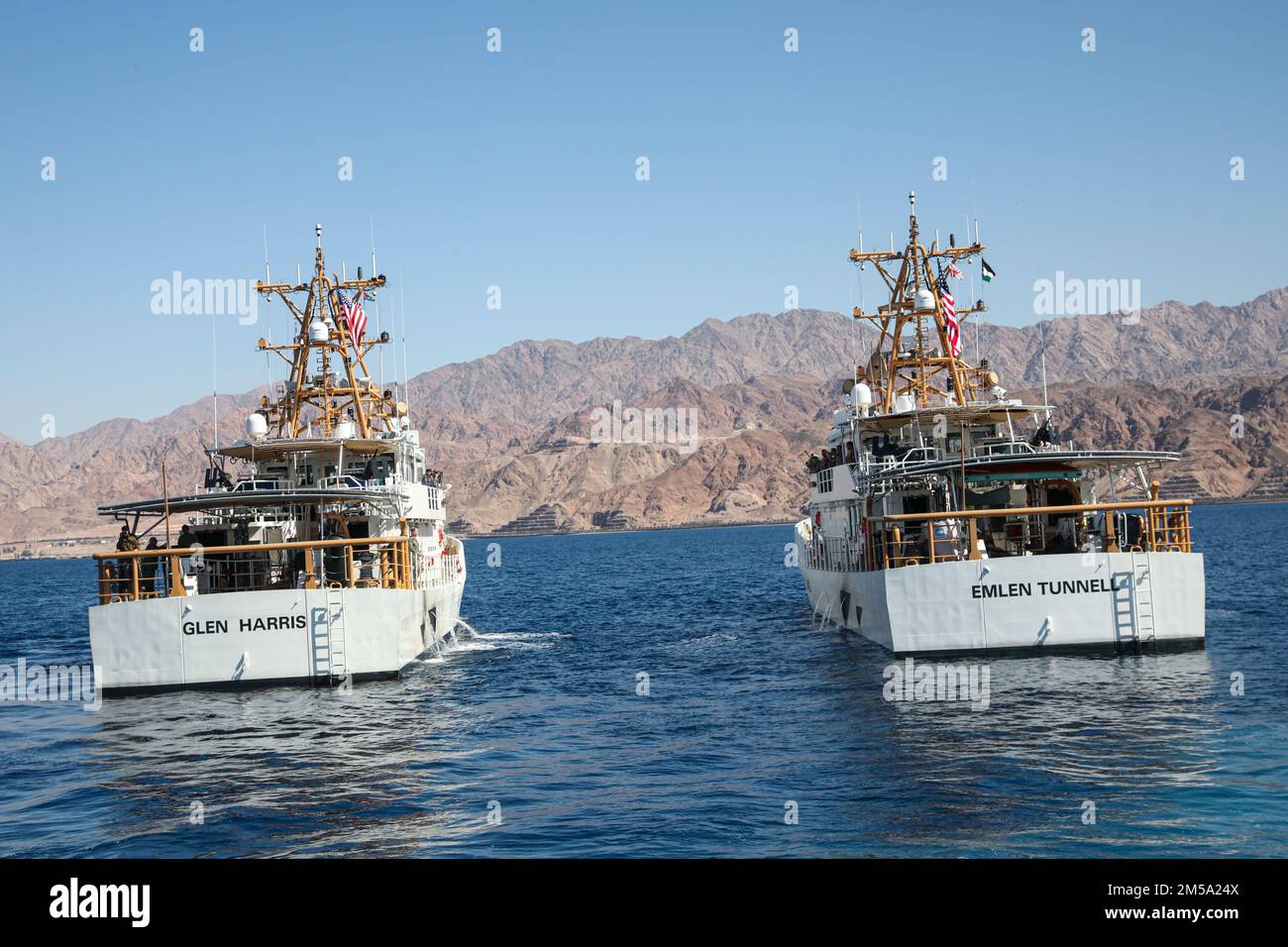 Fast response cutter USCGC Cutter Emlen Tunnell (WPC 1145) and Glen ...