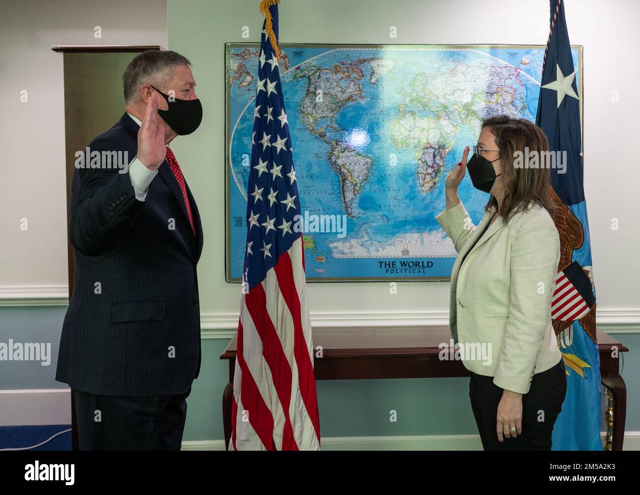 Director of Administration and Management Michael B. Donley swears-in ...