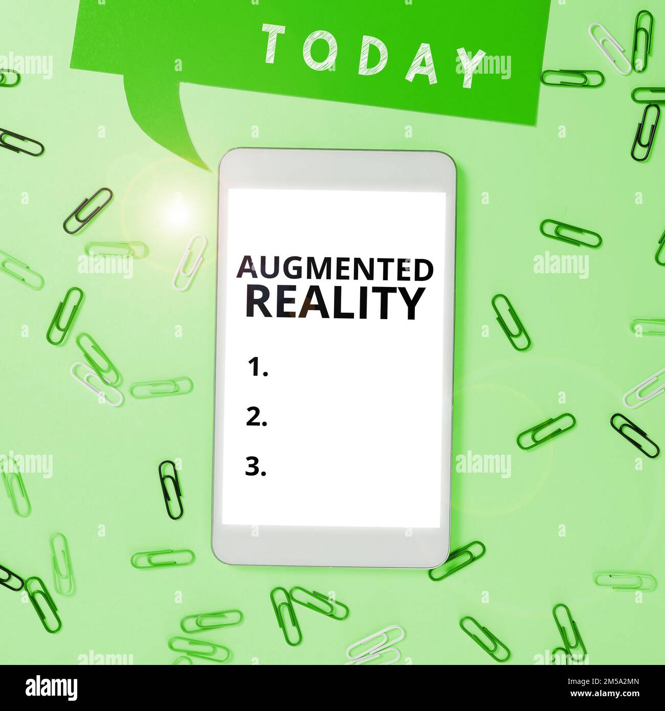 Inspiration showing sign Augmented Reality. Word for technology that ...