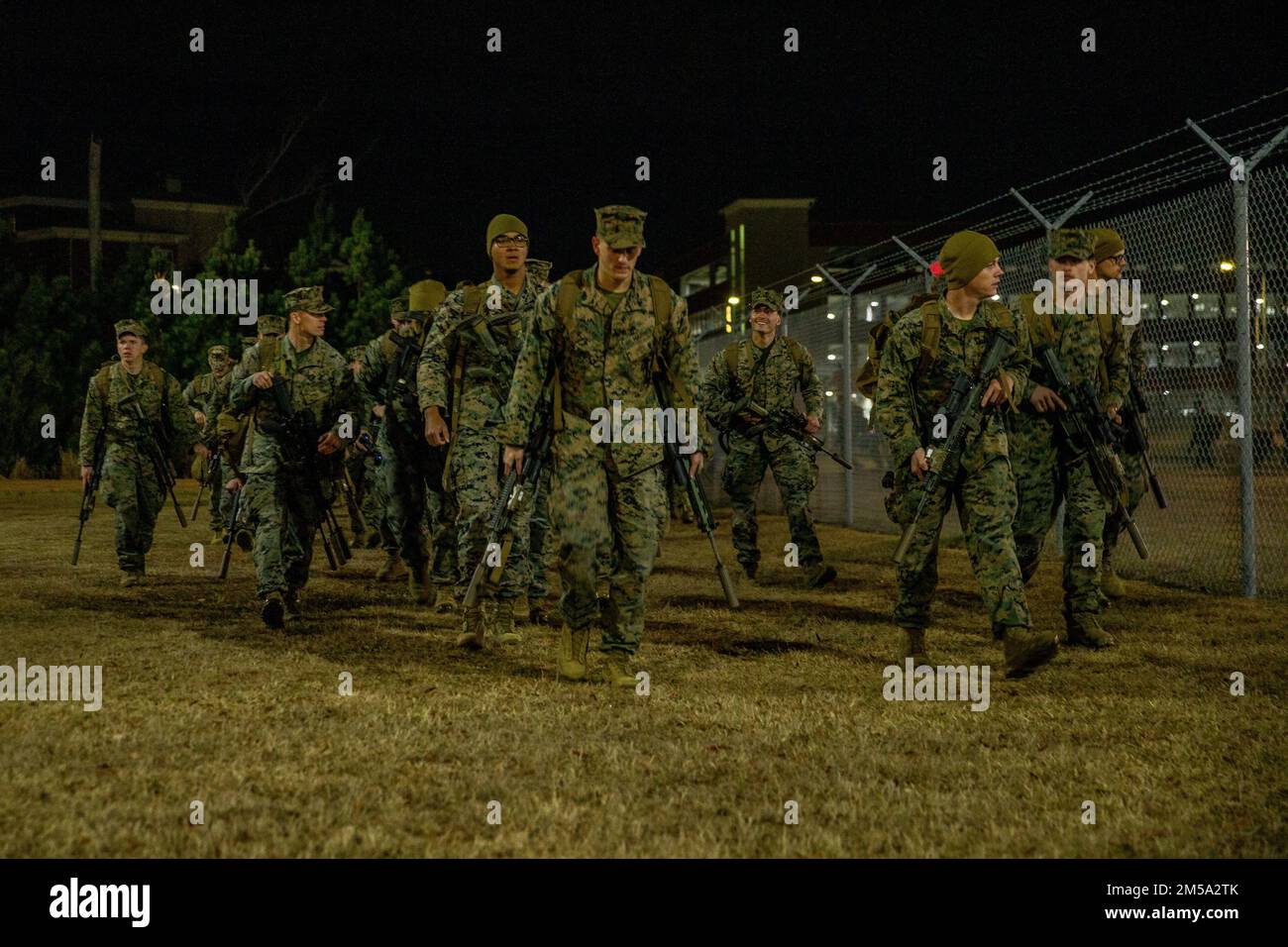 U.S. Marines with 2d Battalion, 8th Marine Regiment, 2d Marine Division ...