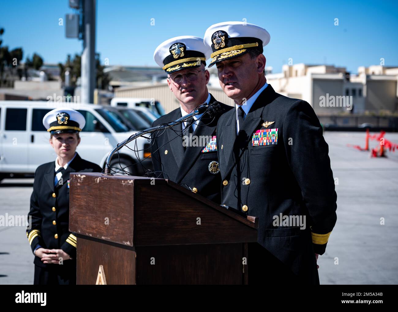 220214-N-SS900-1224 SAN DIEGO (Feb. 14, 2022) Rear Adml. Dan Matin ...