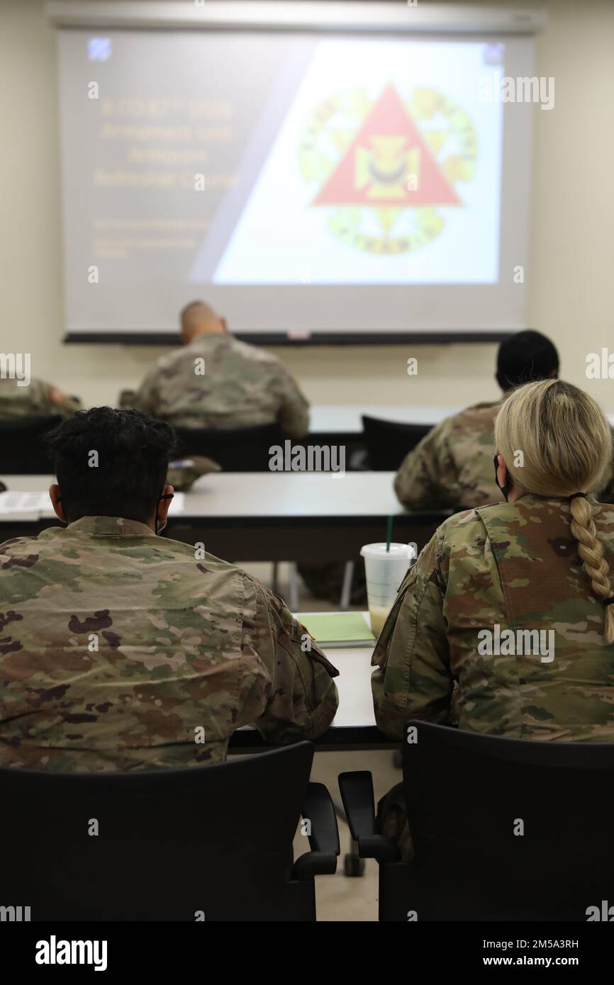 Soldiers assigned to the 3rd Infantry Division, conduct armorer’s ...