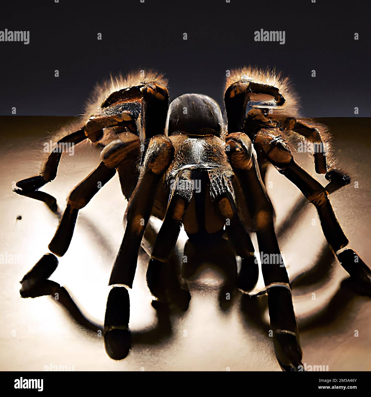 digital image of a tarantula in studio lighting Stock Photo - Alamy