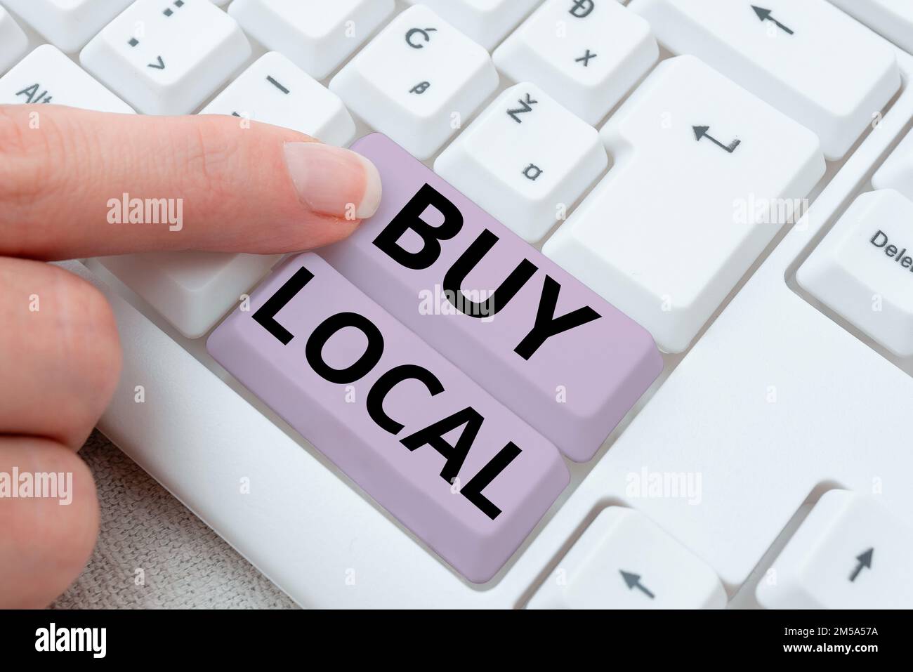 Writing displaying text Buy Local. Internet Concept Patronizing ...