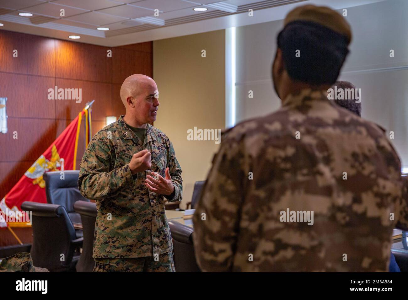 U.S. Marine Corps Col. Edward Sullivan, chief of staff for Marine Corps ...