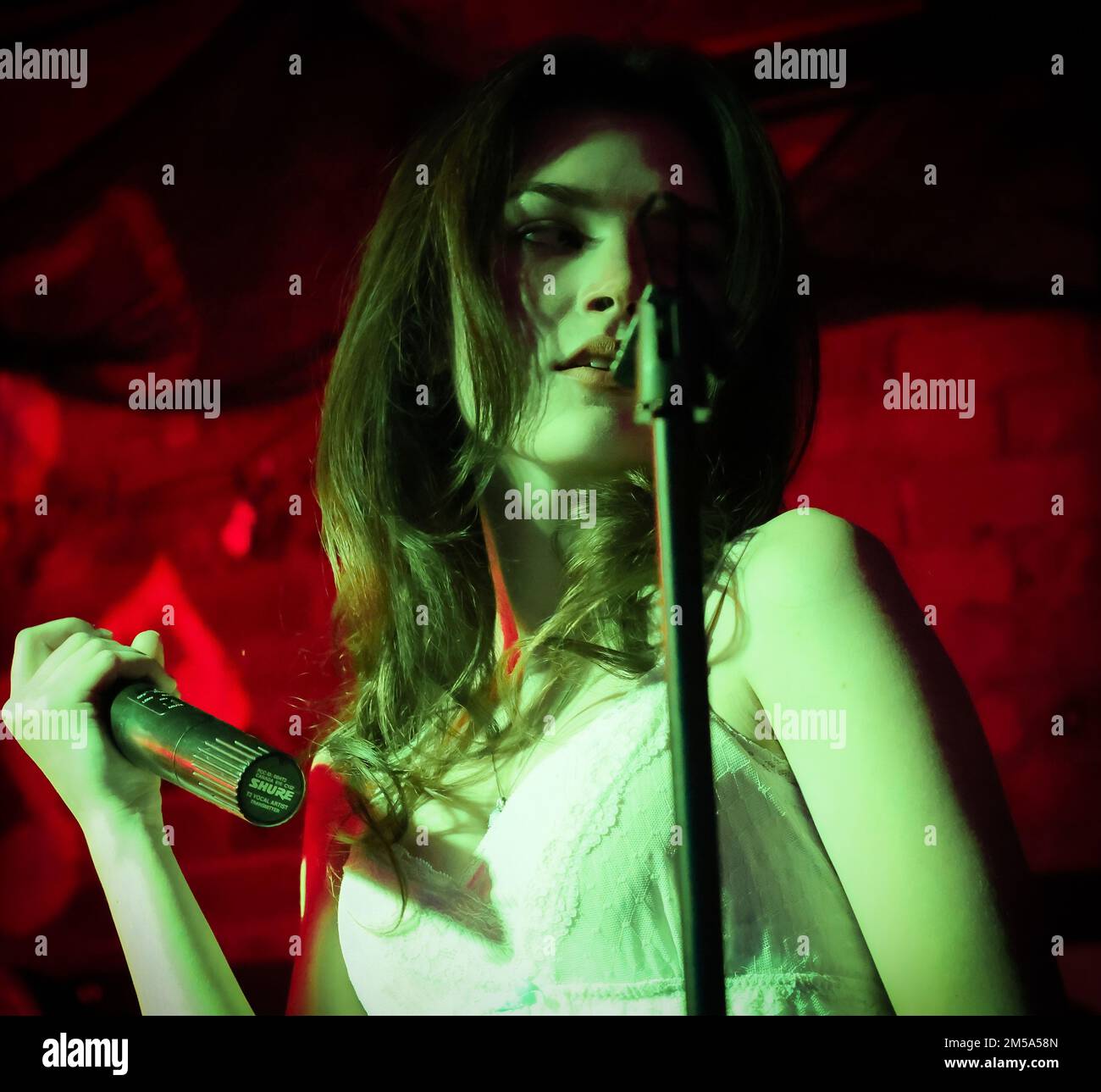 Girl Singing Into Microphone Tumblr