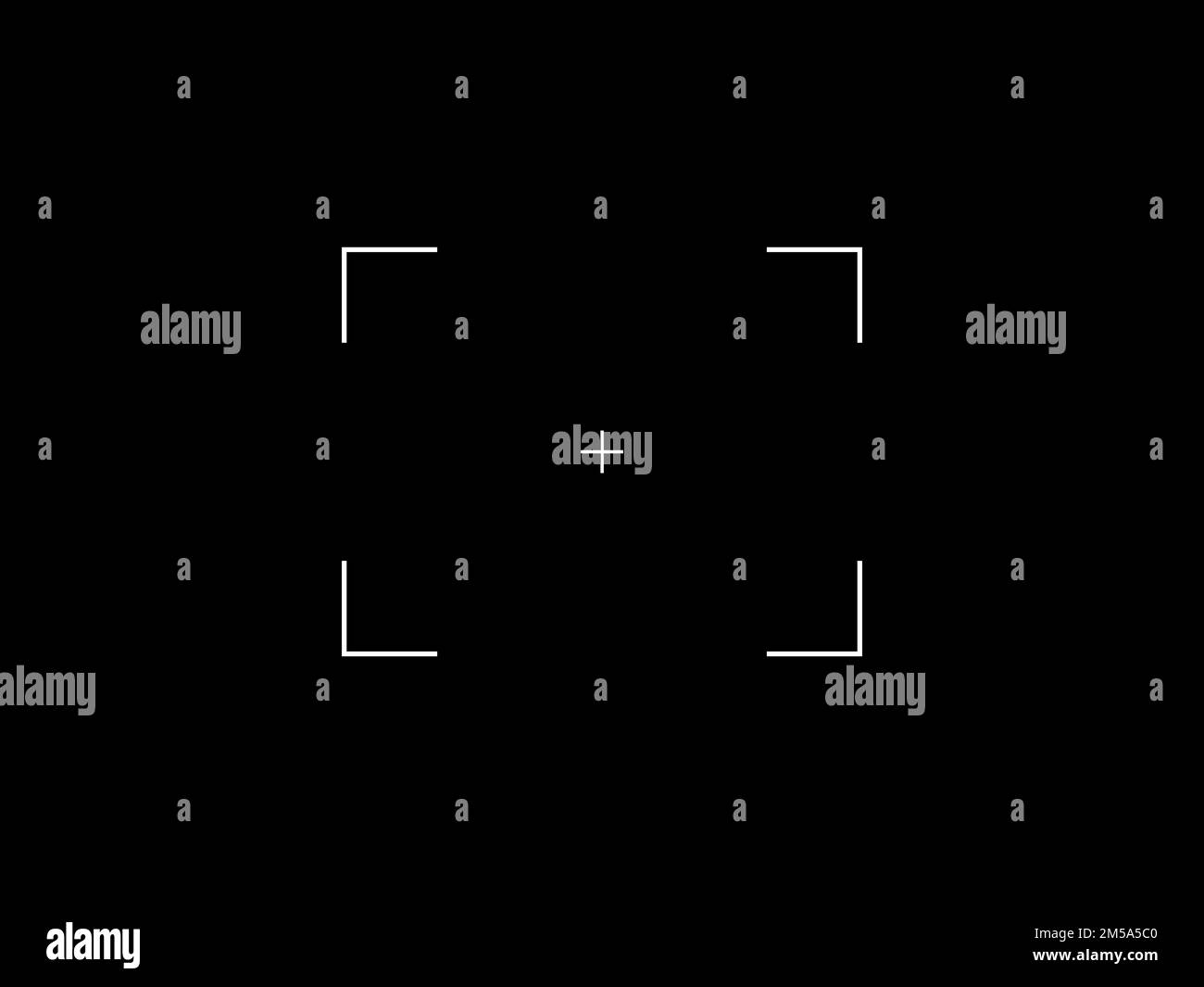 Cross, digital lens, goal, target photo symbol design. Isolated vector ...