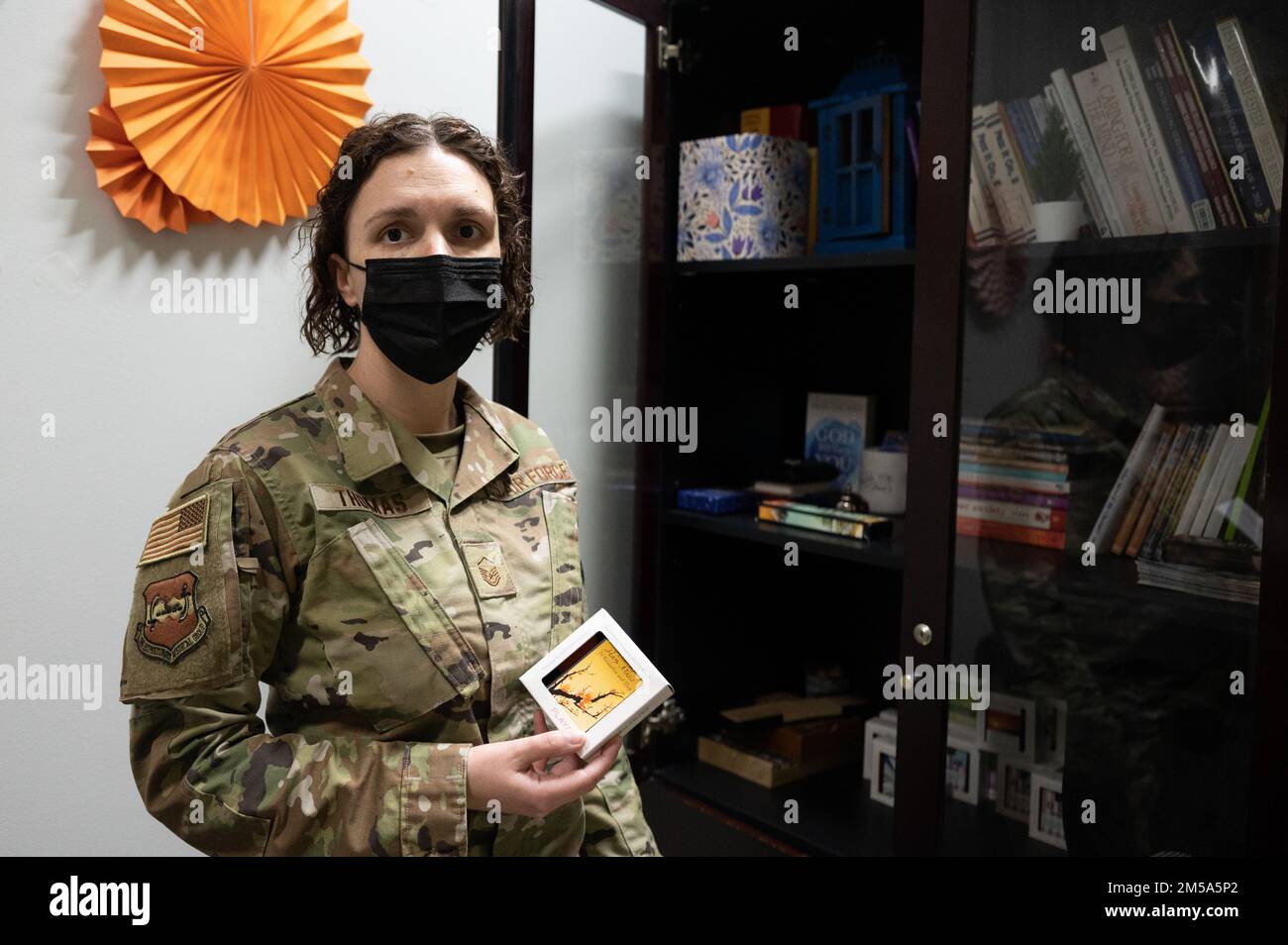 U.S. Air Force Master Sgt. Lisa Thomas, clinical technician, 386th ...