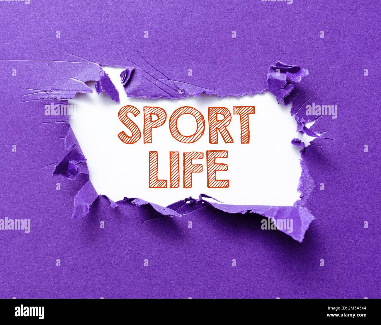 Sign displaying Sport Life. Concept meaning Fond of sports or other ...