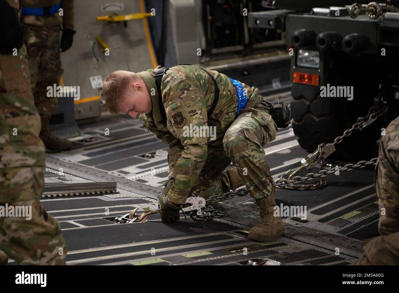 U.S. Air Force Senior Airman Jacob Rowan, 60th Aerial Port Squadron ...