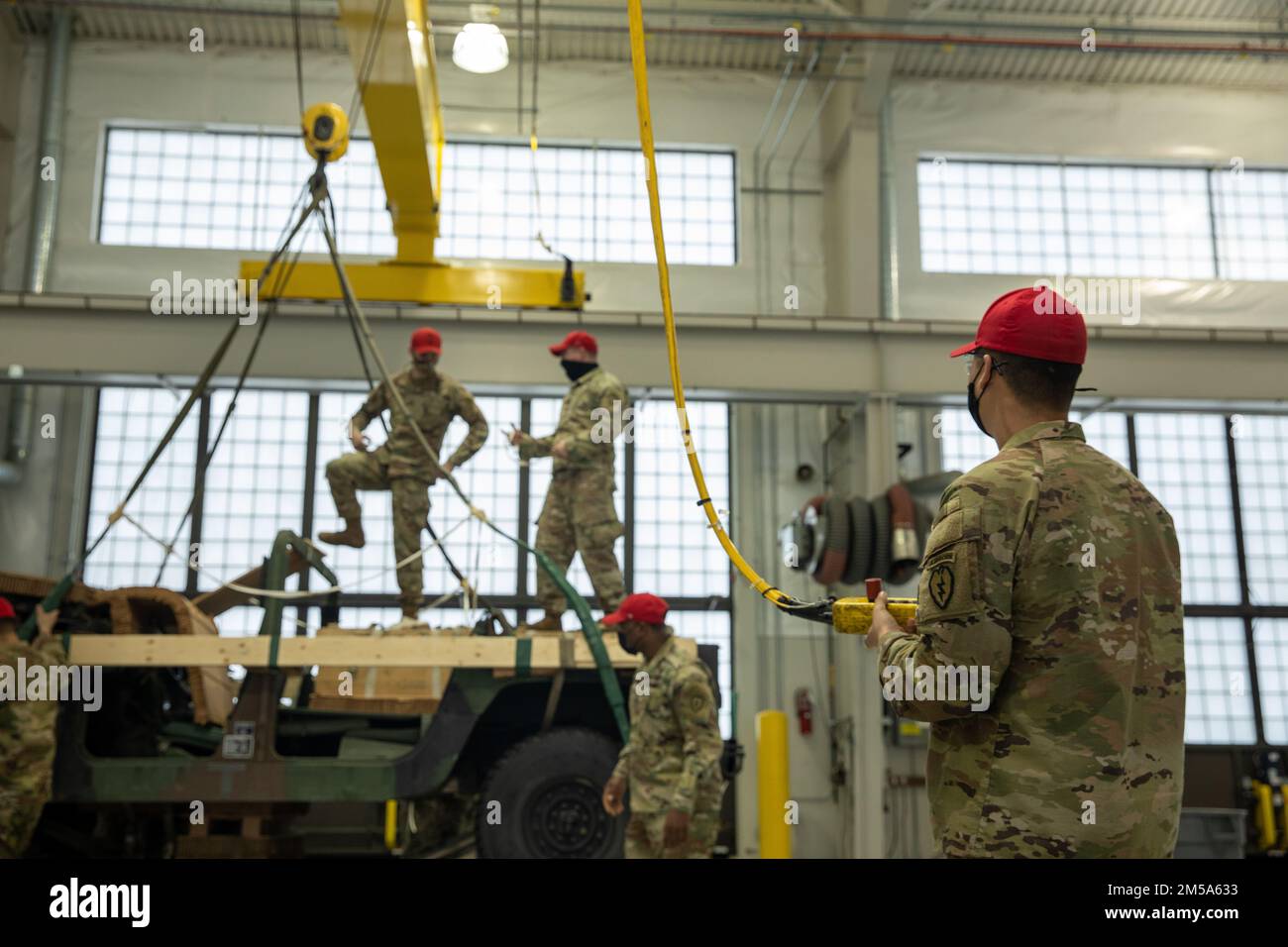 U.S. Army Soldiers assigned to the 241st Quartermaster Company, 725th ...