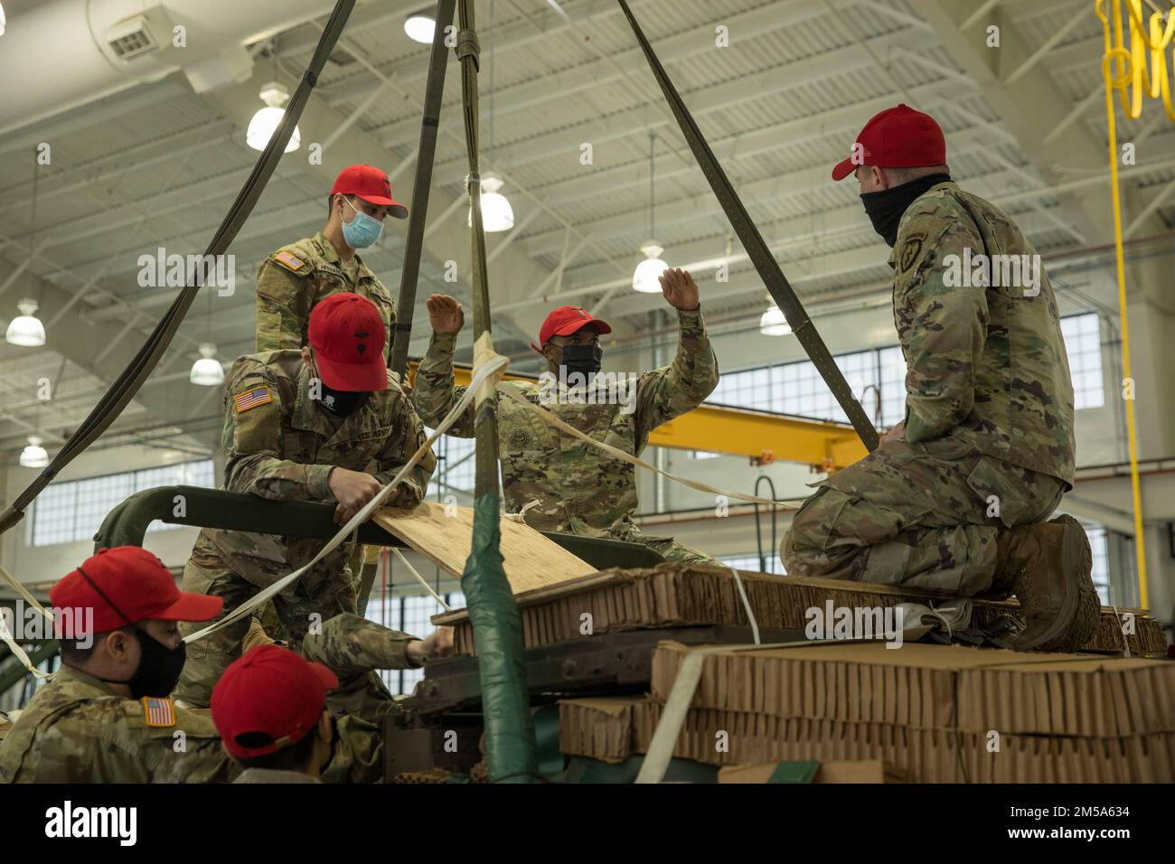 U.S. Army Soldiers assigned to the 241st Quartermaster Company, 725th ...