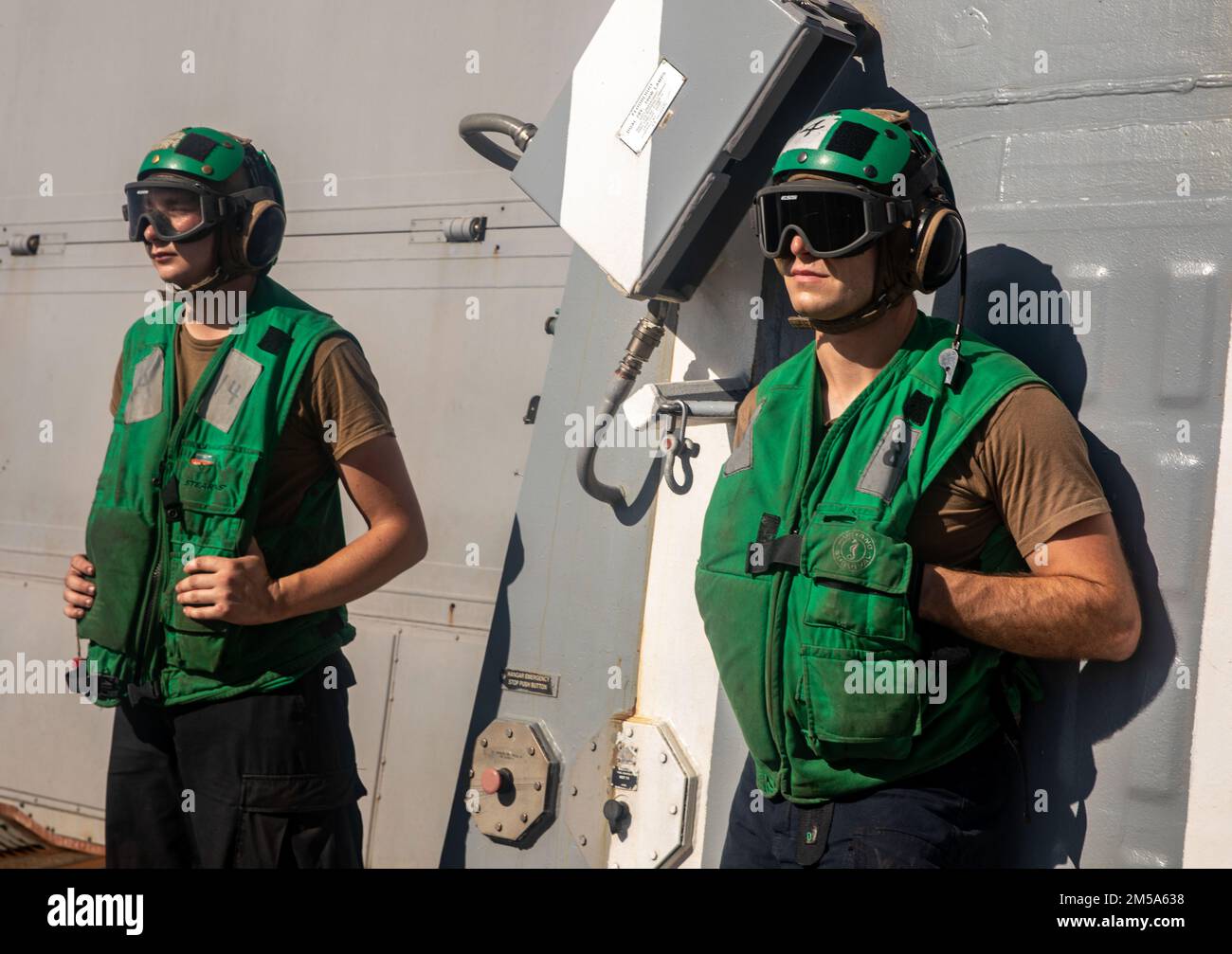 SOUTH CHINA SEA (Feb. 14, 2022) Aviation Machinist Mate 3rd Class Sean ...