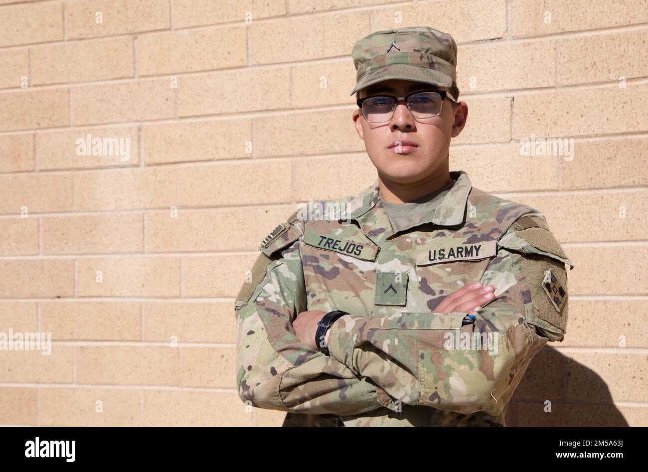 U S Army Pvt Benjamin Trejos An Infantryman Assigned To 4th