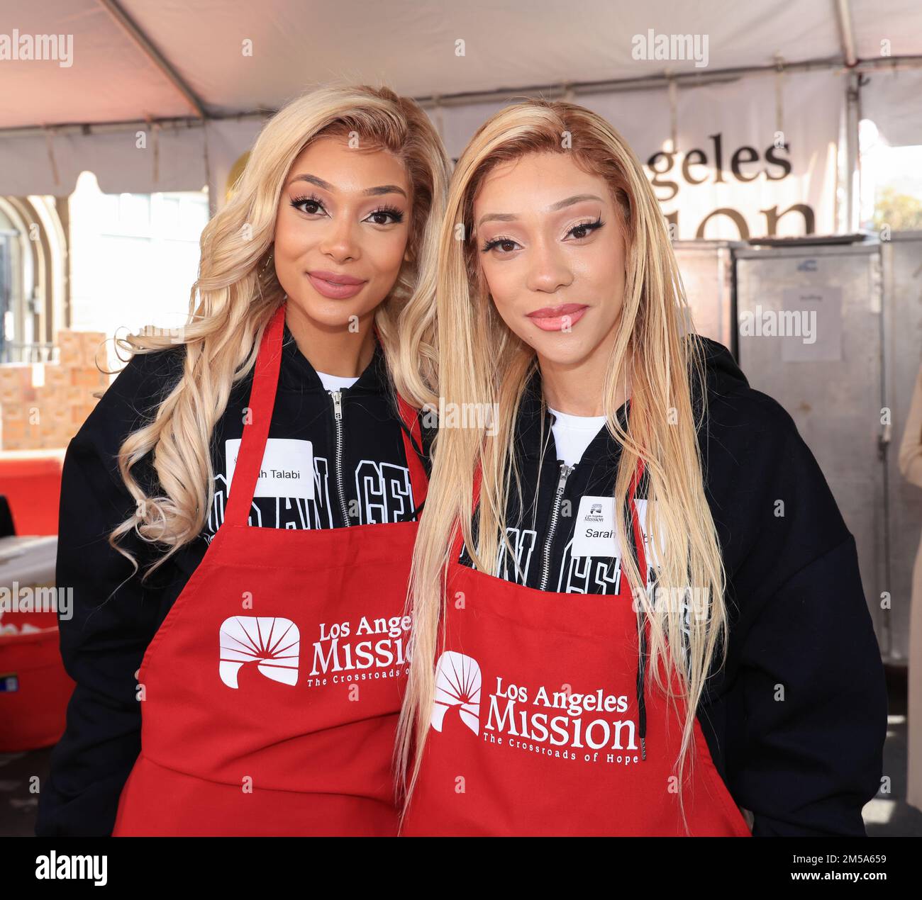 Los Angeles, California, USA. 23rd December, 2022. Leah Talabi and ...