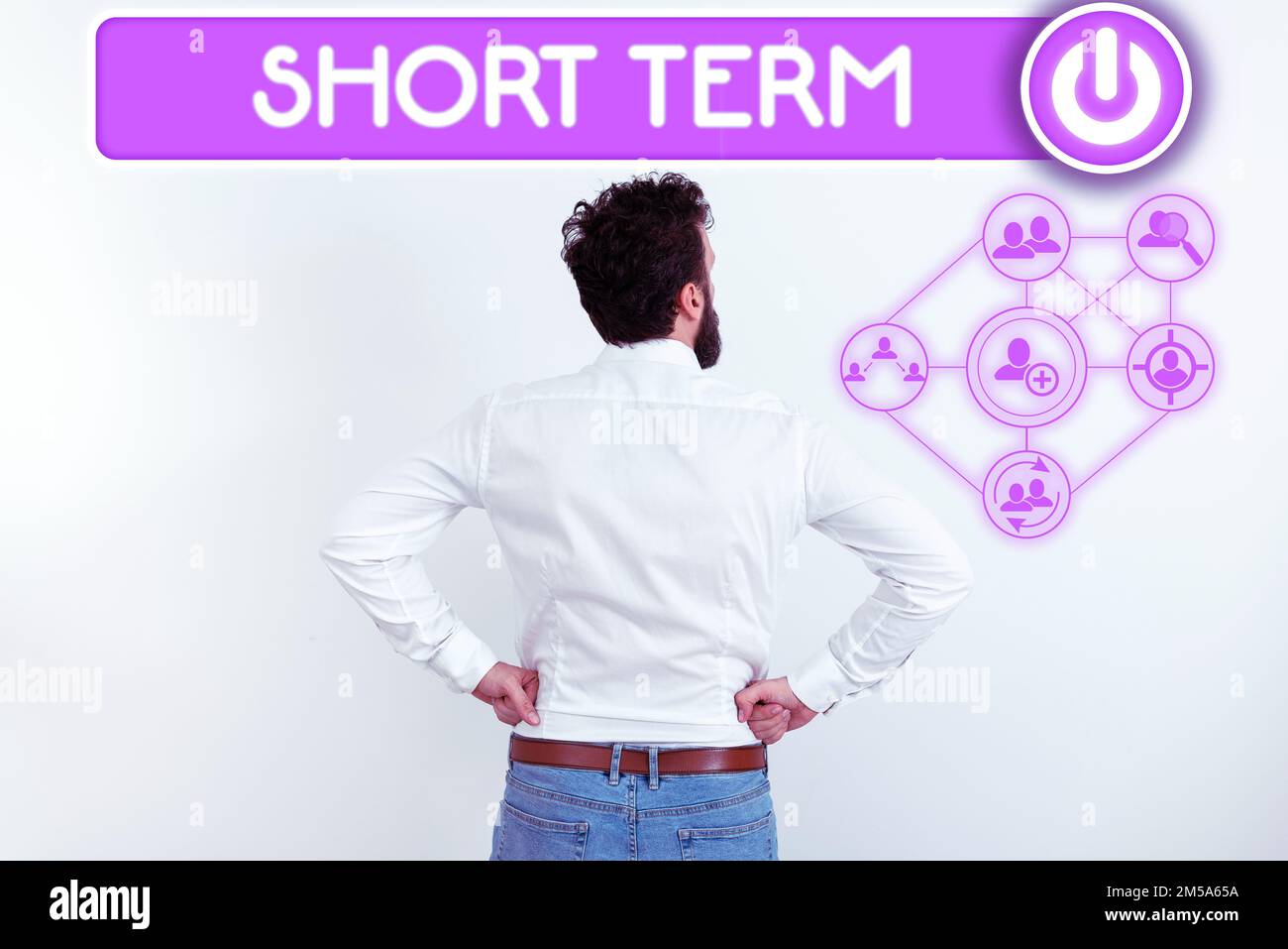 Sign displaying Short Term. Business approach occurring over or ...