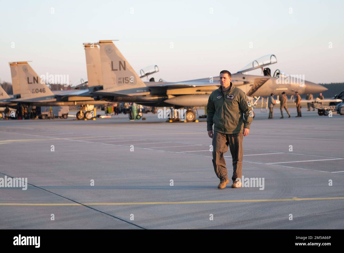 U.S. Air Force Col. Jason Camilletti, commander of the 48th Fighter ...