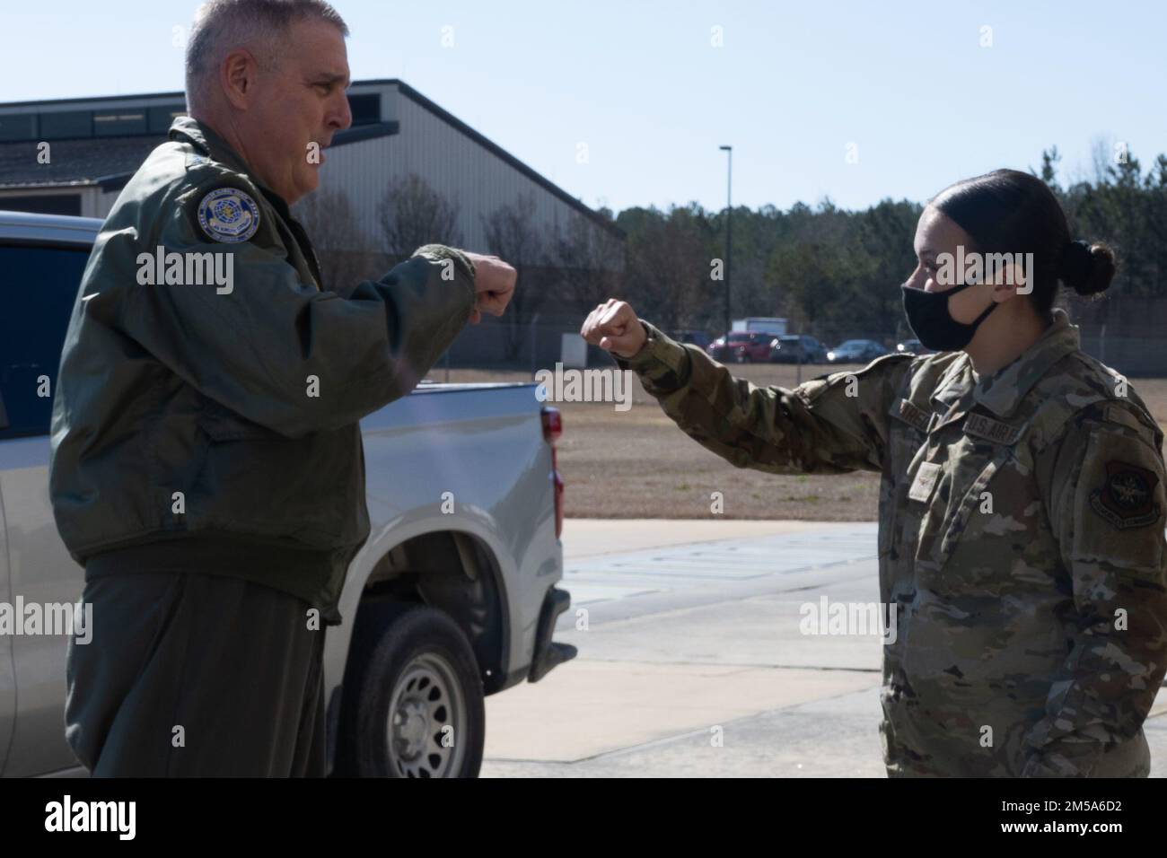U.S. Air Force Gen. Mike Minihan, Air Mobility Command commander, and ...