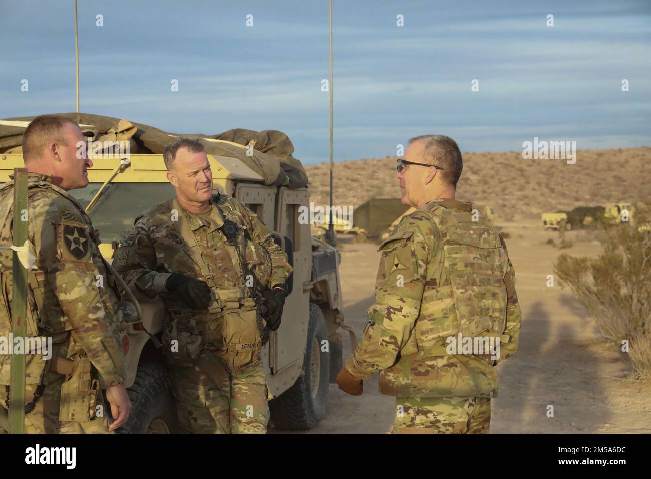 Lt. Gen. Robert "Pat" White, commanding general of III Corps, discusses ...