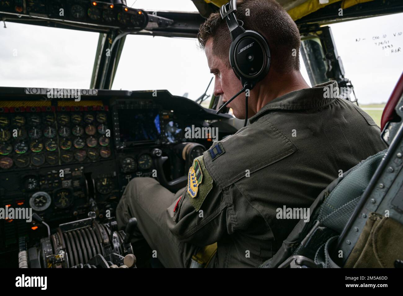 Capt. Brian Washburn, 96th Bomb Squadron B-52H Stratofortress pilot ...