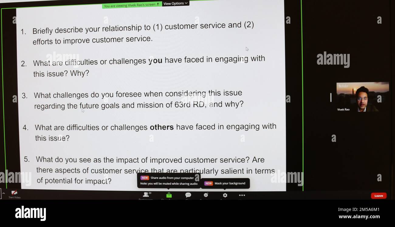 Vivek Rao, one of the two instructors and a lecturer and researcher at ...