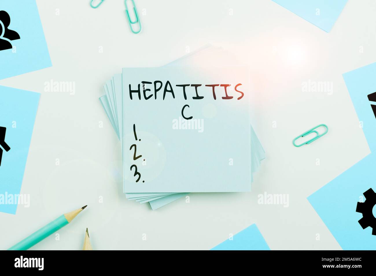 Text sign showing Hepatitis C. Word Written on Inflammation of the ...