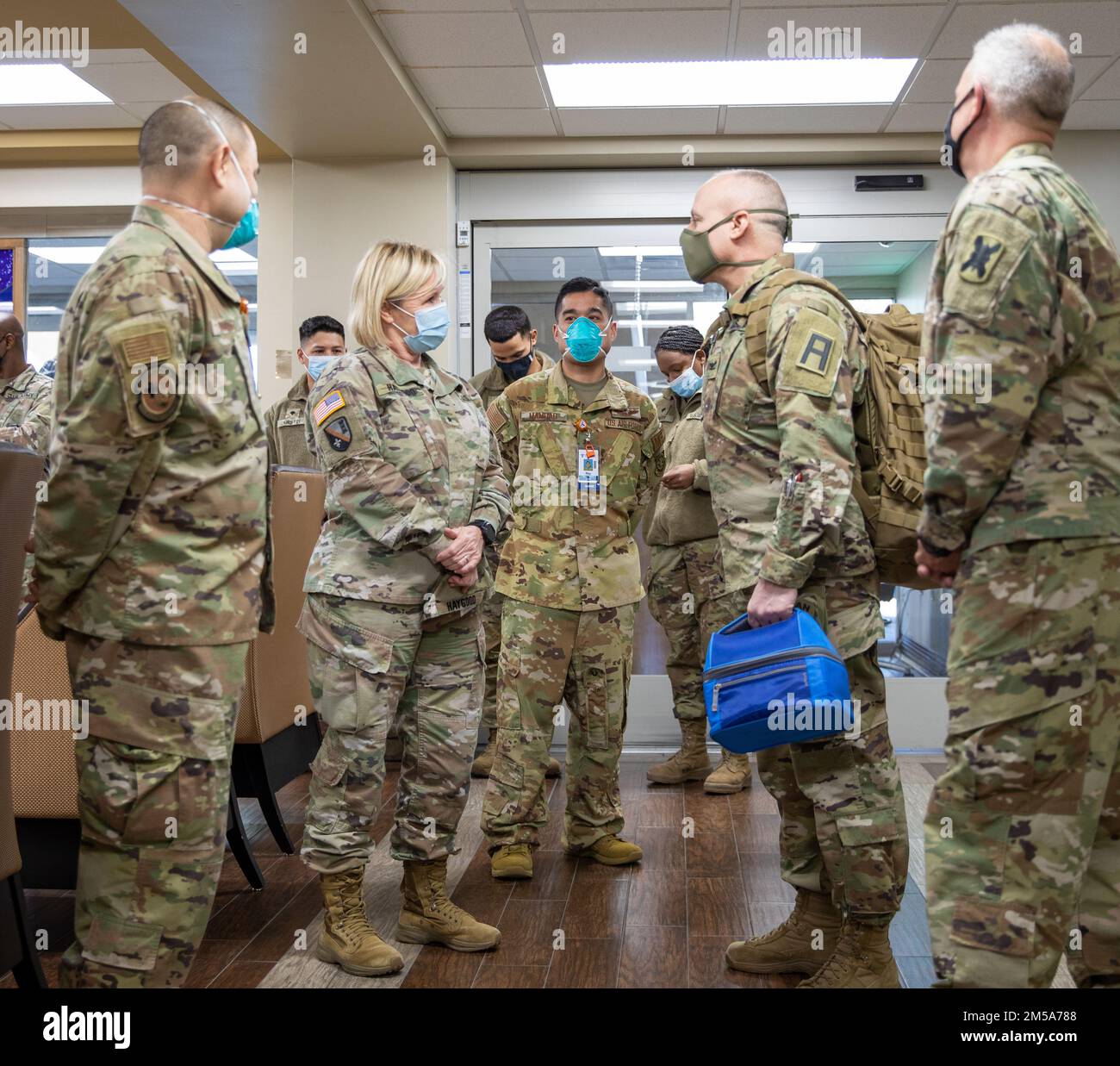 MONROE, La – U.S. Army Col. David Dinkleman (center-right), deputy ...