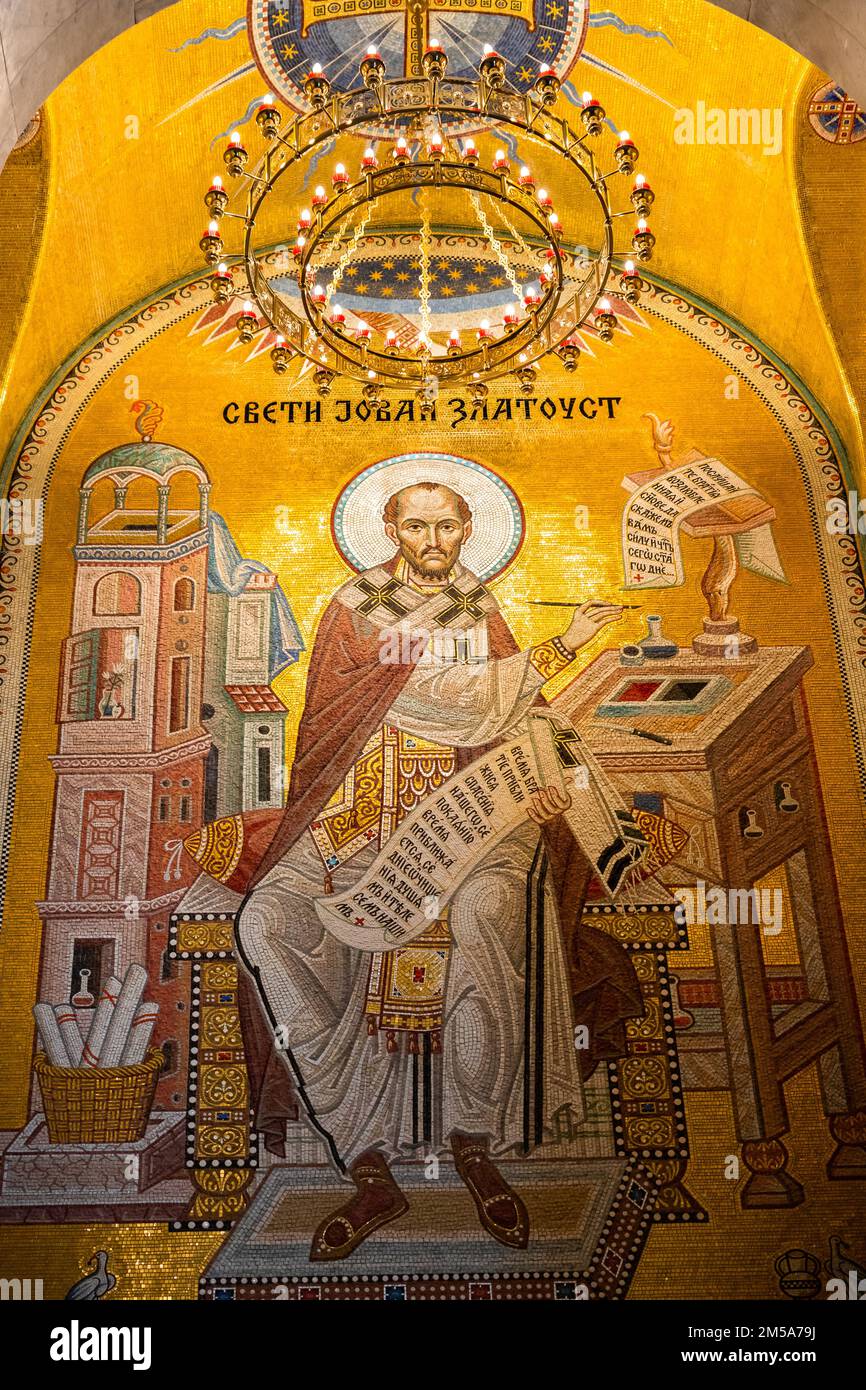 Saint john chrysostom icon byzantine hi-res stock photography and ...