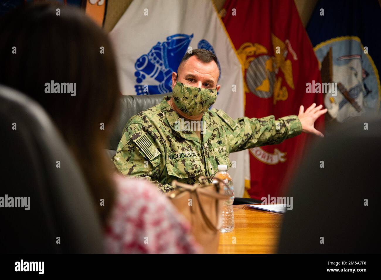 ASAN, Guam (Feb. 16, 2022) - Joint Region Marianas (JRM) Commander Rear ...