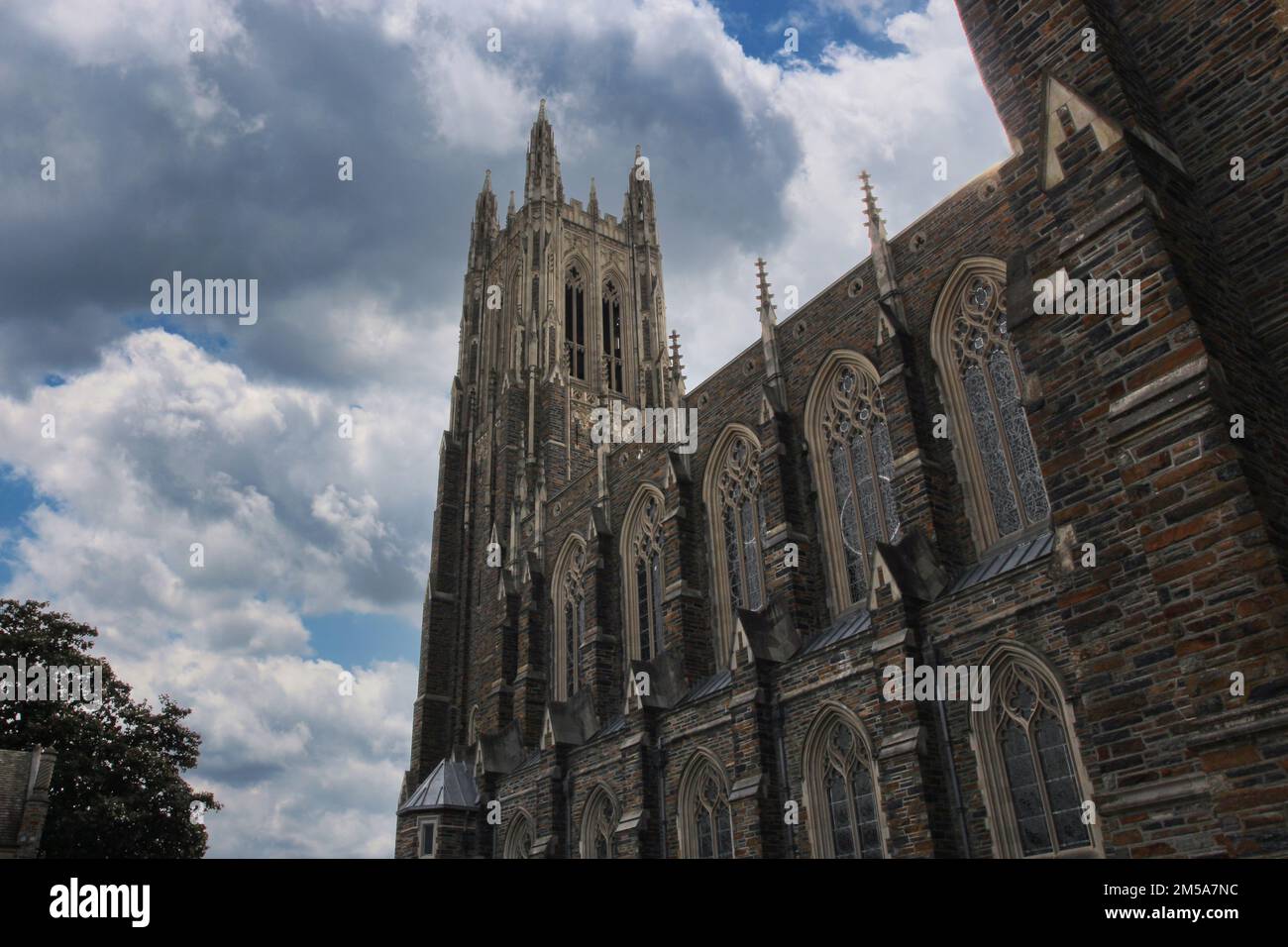 The exterior of Duke University Chapel, an iconic landmark on the ...