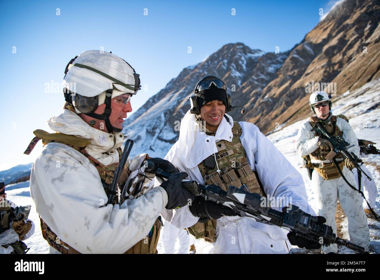 A U.S. Army paratrooper assigned to 2nd Battalion, 503rd Parachute ...
